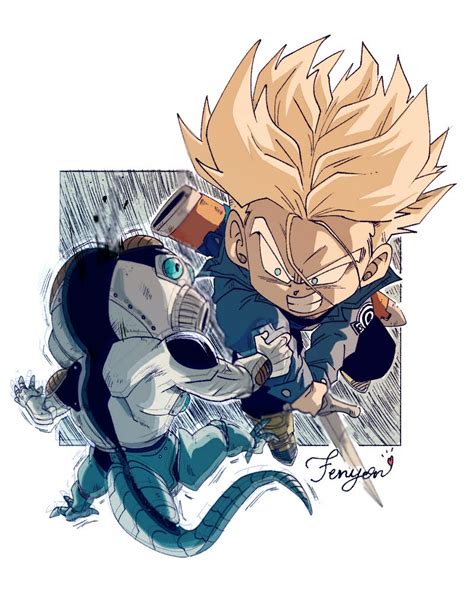 Trunks Trunks And Frieza Dragon Ball And More Drawn By Fenyon Danbooru