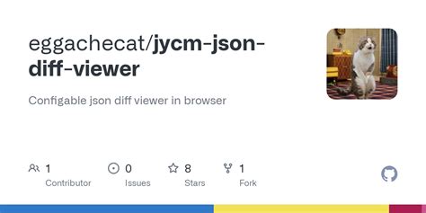 Github Eggachecatjycm Json Diff Viewer Configable Json Diff Viewer