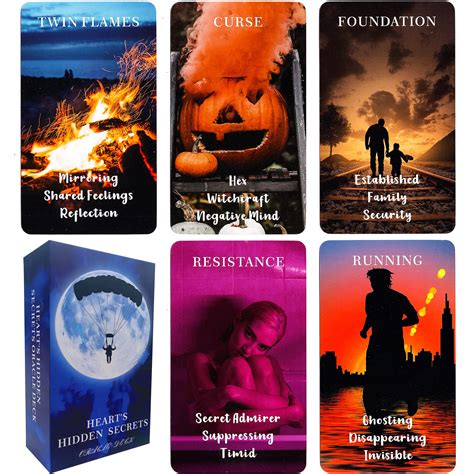 Soulme Twin Flame Love Oracle Cards Hearts Hidden