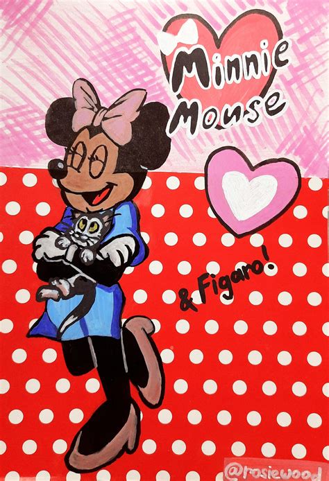 Minnie And Figaro By Rosie Wood On Deviantart