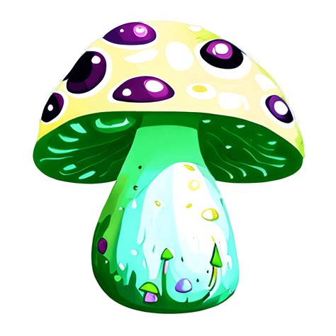 Psychedelic Mushroom Sticker With Affirmation Text · Creative Fabrica