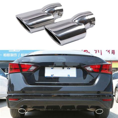 For Nissan Altima S 2019 2022 Stainless Rear Tail Exhaust Muffler Tip