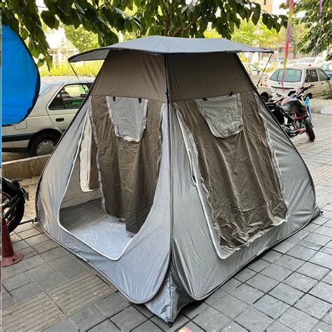 چادرمسافرتی 8 نفره ریپس با سایبان و چهار درب بزرگ جنس برنو درجه یک ضداب