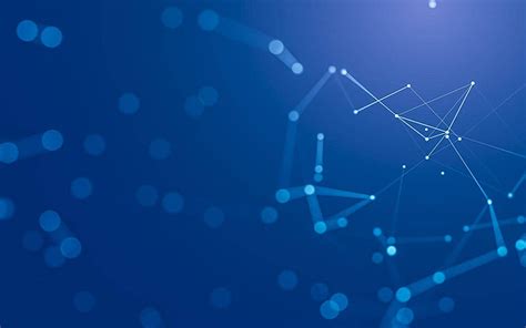 Polygonal Molecule Technology With Data Visualization Background