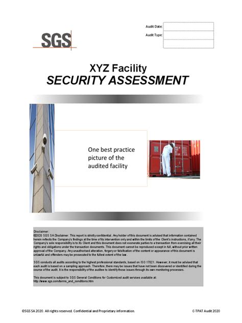 Security Assessment Xyz Facility Pdf Computer Security Security