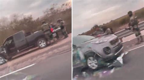 Sujetos Armados Abandonaron Camionetas Con Armas Y Un Tigre De Bengala