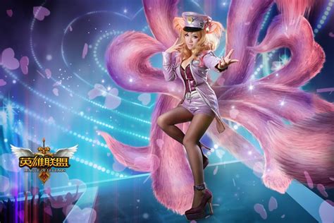 英雄l联盟 偶像歌手阿狸cosplay 2 Cosplay中国