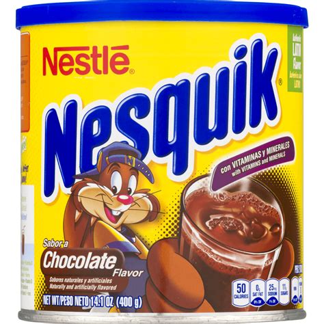 NESTLE NESQUIK Chocolate Flavor 14 1 Oz Canister Walmart