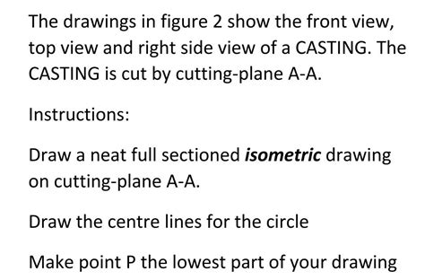 Solved The Drawings In Figure Show The Front View Top Chegg