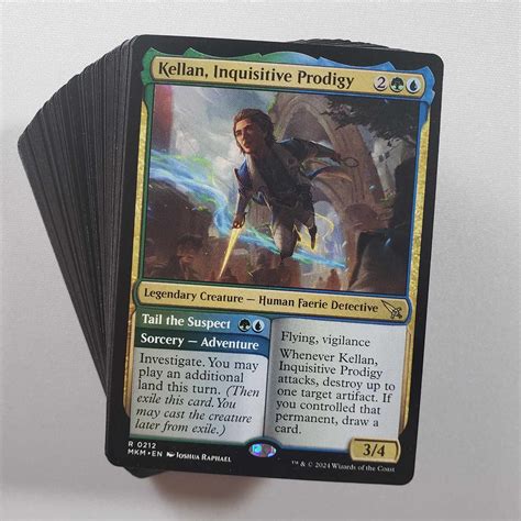 Mtg Mkm Commander Kellan Inquisitive Prodigy Edh Deck Ebay
