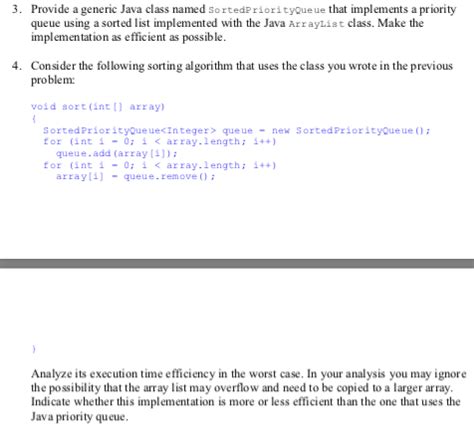 Solved Provide A Generic Java Class Named Chegg