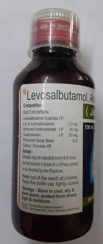 Levosalbutamol Ambroxol Guaiphenesin Syrup At Best Price In Bilaspur