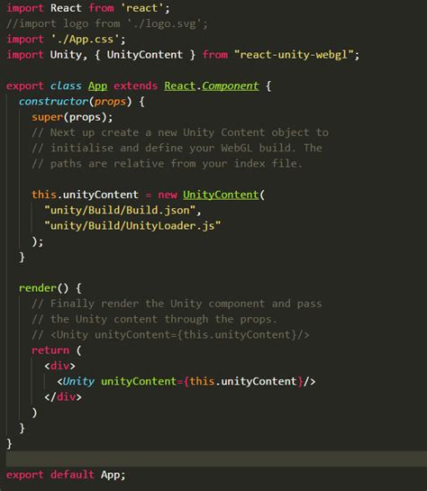 Error When You Set The App Issue 63 Jeffreylanters React Unity Webgl GitHub