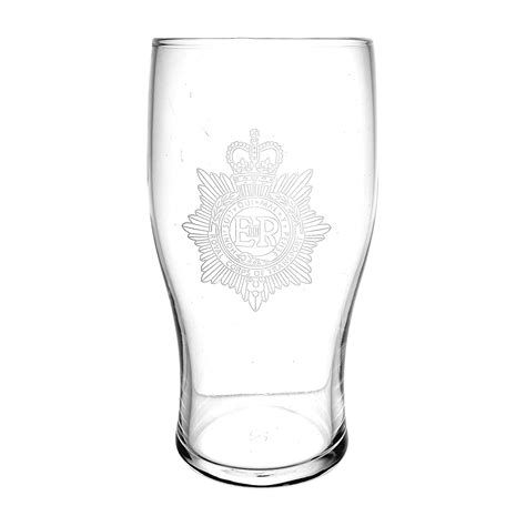 Royal Corps Of Transport Rct Tulip Type One Pint Beer Glass