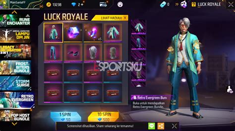 Price Bundle Retro Evergreen Epic Free Fire Ff Esports