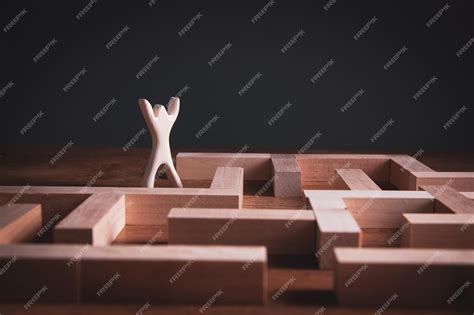 premium photo exiting the maze of problem solving
