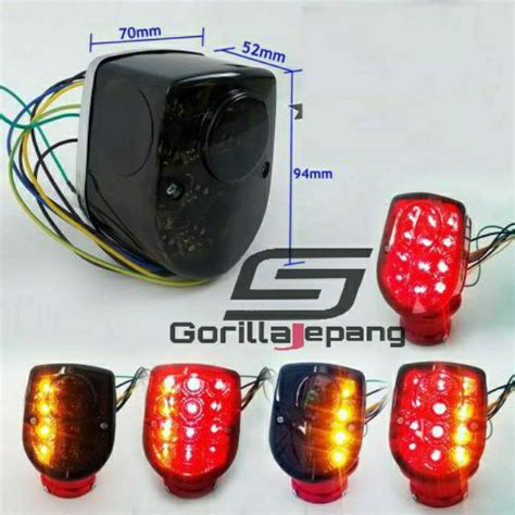 Jual Lampu Stopan Belakang C70 Led Sen Shopee Indonesia