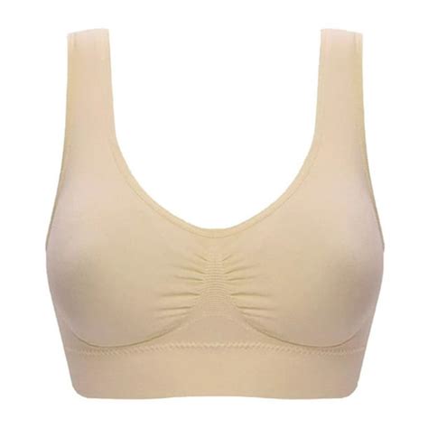 Elbourn No Underwire Sleep Bras For Women Full Coverage Comfort