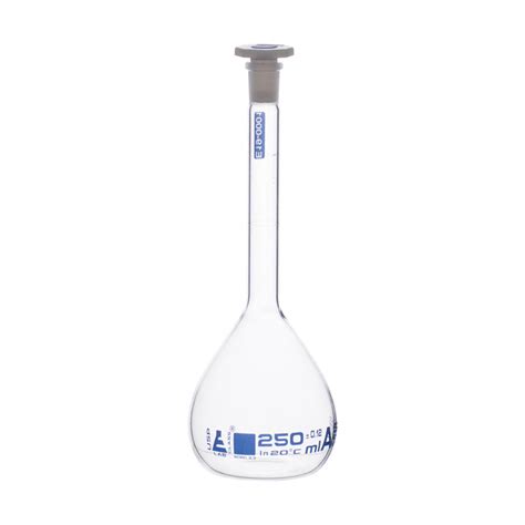 Volumetric Flask 250ml Class A Astm ±012ml Tolerance — Eisco Labs
