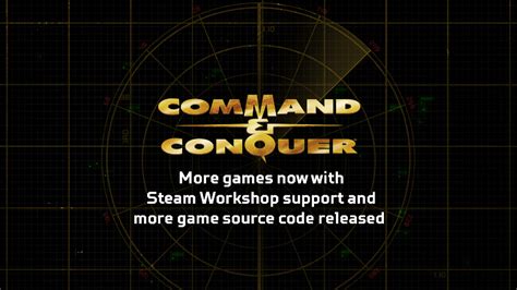 Command Conquer Tiberian Twilight C C Steam Workshop Support Source Code Steam News