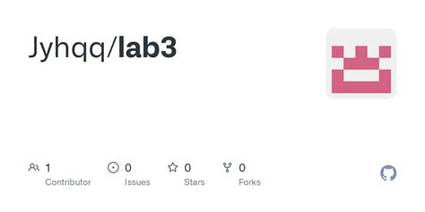 Lab Lab Md At Main Jyhqq Lab Github