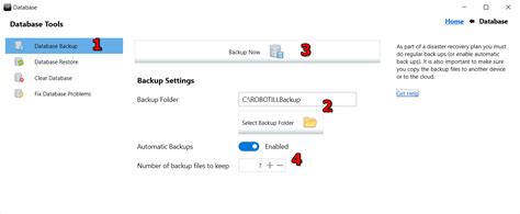 Database Backup