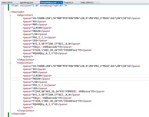 How To Get Data From Xml File Core 7 Related To Node Barcode