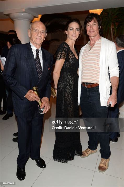 Philippe Leroy Cecile Leroy And Ronn Moss Attend Gala Dinner For Meg