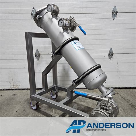 Portable Chemical Manufacturing Filter Cart Anderson Process
