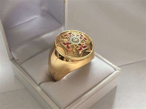 33rd Masonic Degree Supreme Honour Ring 24kt Gold Plated Ring Catawiki