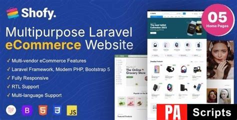 Shofy V Ecommerce Multivendor Marketplace Laravel Platform