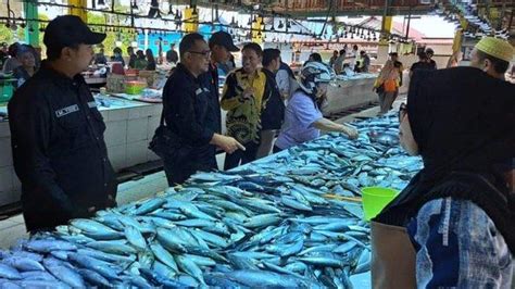 Jelang Ramadan Satgas Pangan Polres Kutim Sidak Harga Bapok Di Pasar Induk Sangatta Utara