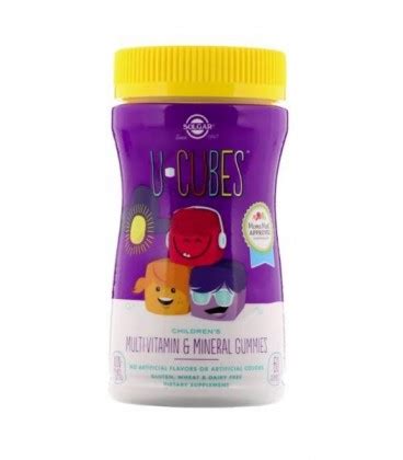 Solgar U Cubes Multivitamin And Minerals Gummies 60