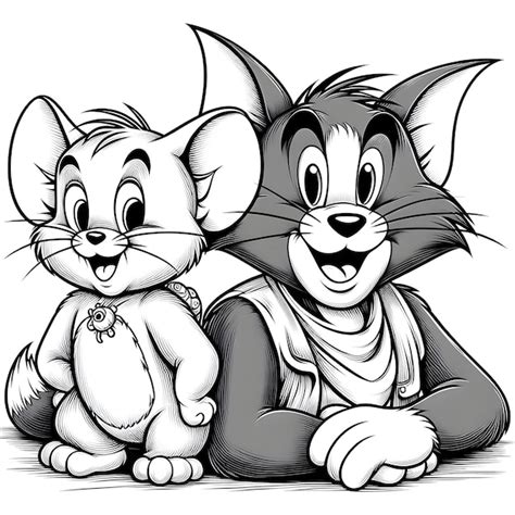 64000 Tom Jerry Drawing Colour Pictures