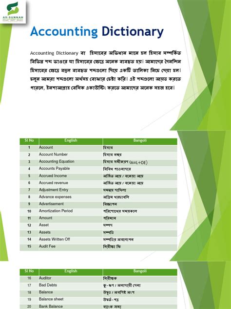 Accounting Dictionary Pdf