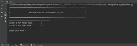 Hospital Management System Project In Python Source Code