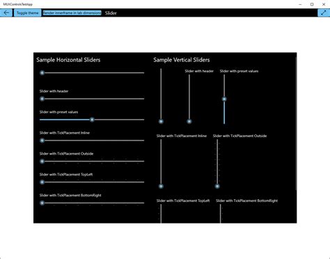 Usermdtaukadditional Sliders For Test Ui By Mdtauk · Pull Request