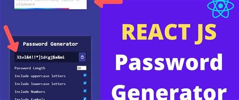 How To Create A Password Generator Using React Dev Community