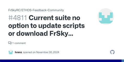 Current Suite No Option To Update Scripts Or Download Frsky Scripts · Issue 4811 · Frskyrc