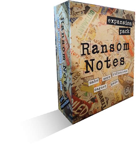 Ransom Notes Expansion Pack One The Ridiculous Word
