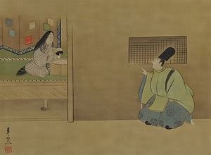 伊勢物語図 高安の女 文化遺産オンライン
