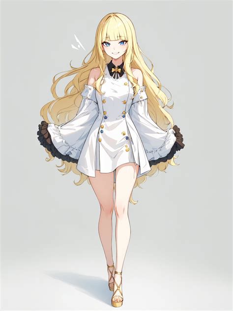 Ellreエルレ On Twitter 服装は体のラインが分かるようになっているけれど袖だけ大きいのがかわいい フリルと襟元が黒で