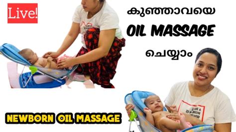 Livenewborn Oil Massage Step By Step How To Do Oil Massage For