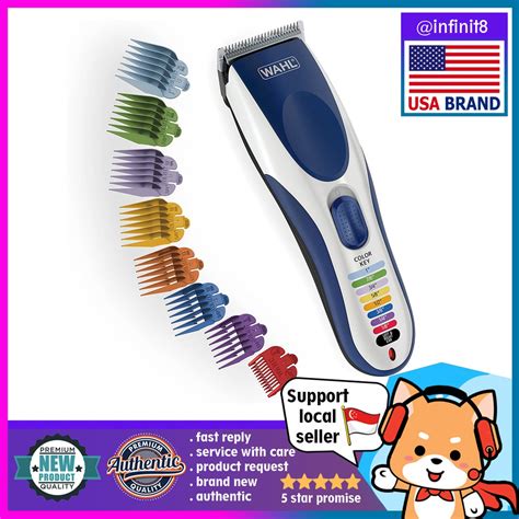 Sg Stock Usa Wahl Color Pro Cordless Rechargeable Hair Clipper