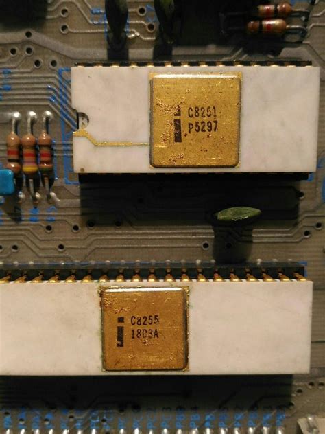 Intel Mcs 80 System Design Kit Sdk 80 C8080a 1975 White Ceramic Gold 8080 Cpu 1897431153