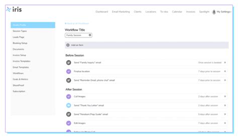 Photography Business Management Software Iris Works