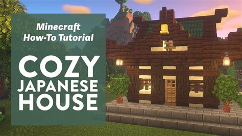 Minecraft How To Build A Cozy Japanese House Small Survival House Tutorial