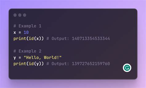 Not So Unique — Id The Id Function Is A Built In By Anjalirai