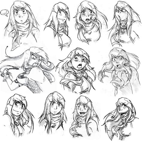 Expression Sheet Expressions Character Design References
