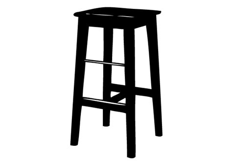 Vector Clip Art Bar Stool Download Free Vector Art Free Vectors